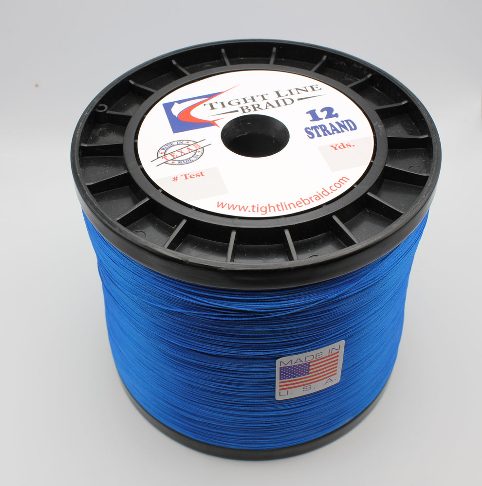Blue 12 Strand Hollow Core – Tight Line Braid