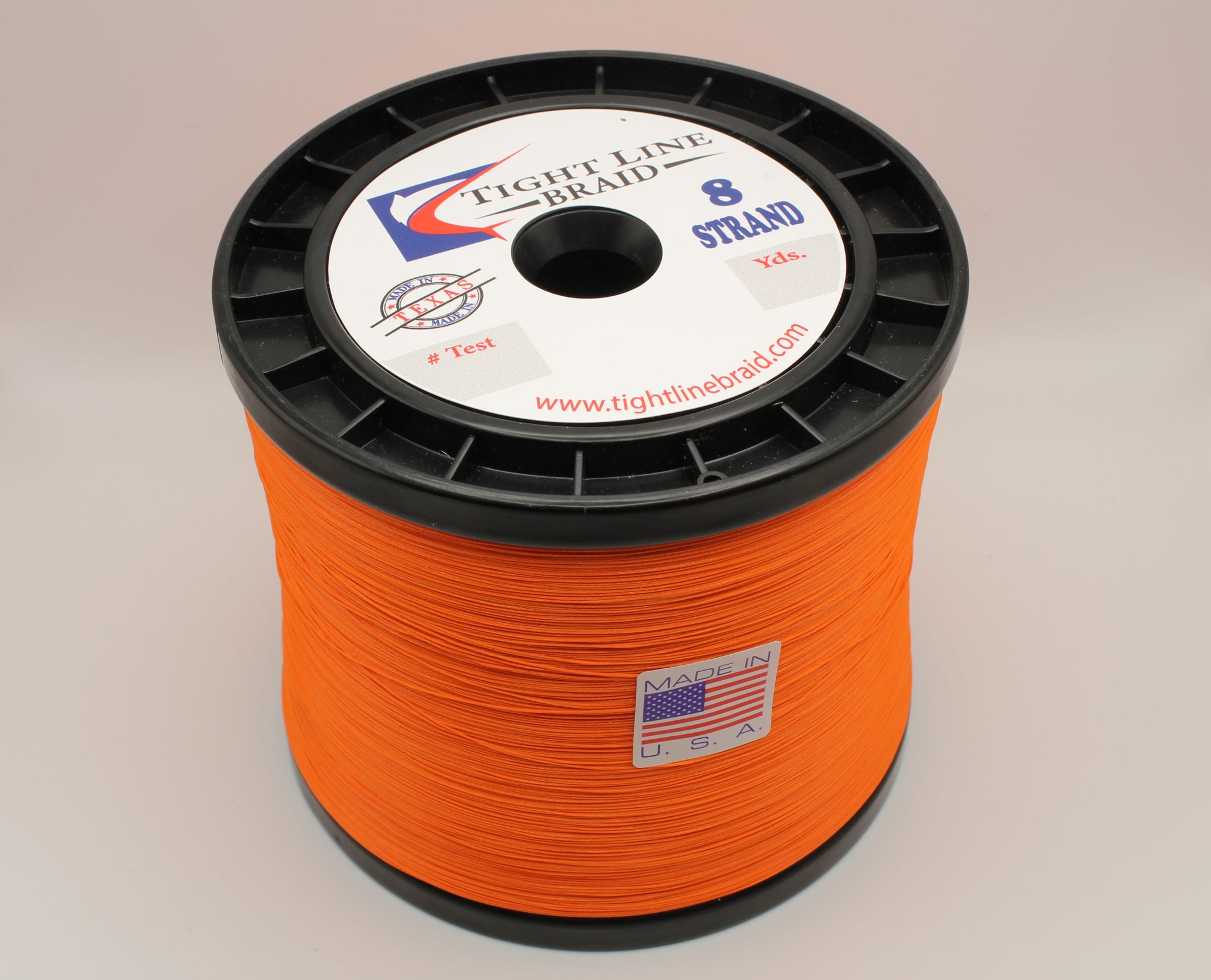 Orange 8 Strand Braid – Tight Line Braid