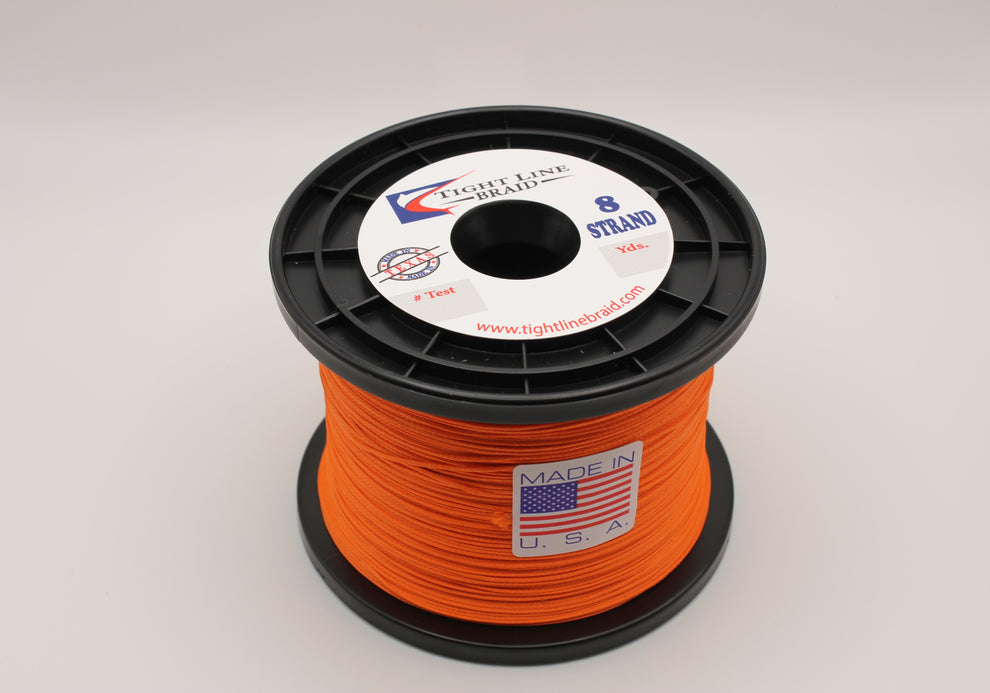 Orange 8 Strand Braid – Tight Line Braid